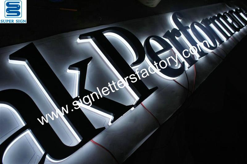 halo lit LED letters,backlit LED letter