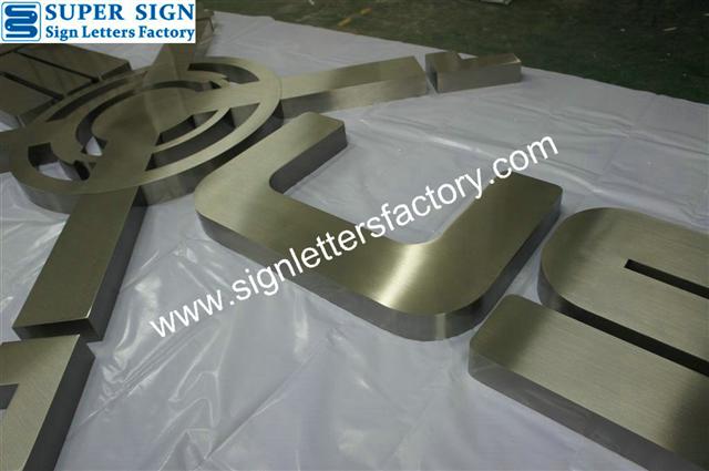 stainless steel signage