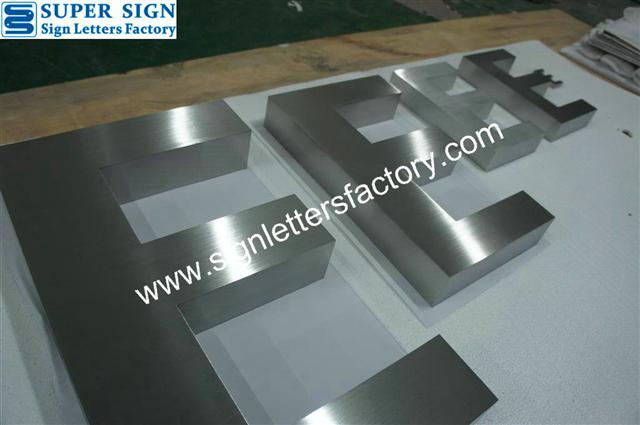stainless steel letters