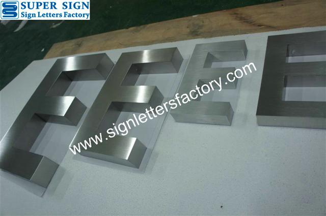 stainless steel letters